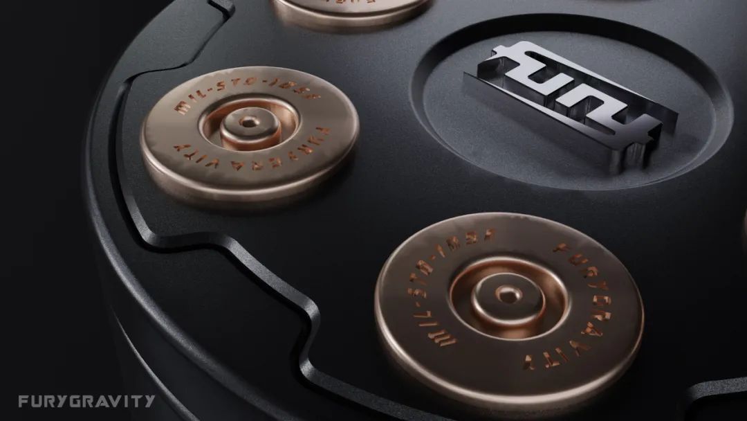 Fury Aluminum Revolver Ashtray – FURYENGRAVER