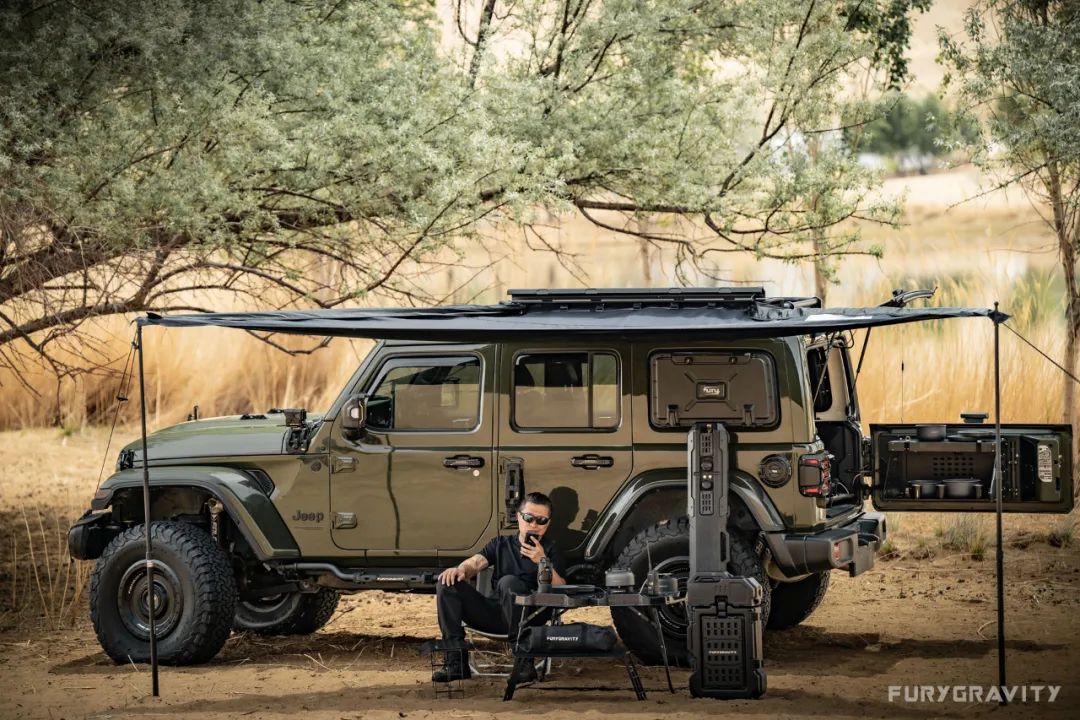 FURY Car Tarp for Jeep Wrangler JK JL JT / Pickup / Land Rover Defende ...