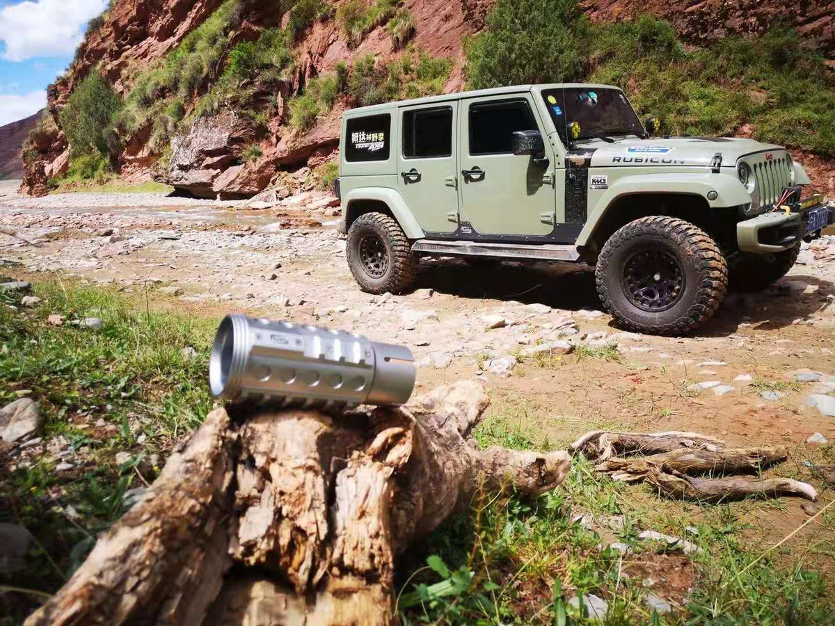 Tail Pipe for Jeep Wrangler JK JL muffler tip 4X4 offroad auto accesso ...